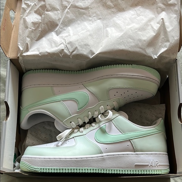 Nike | Shoes | Nike Air Force Low Sneakers Mint Green Nwt | Poshmark